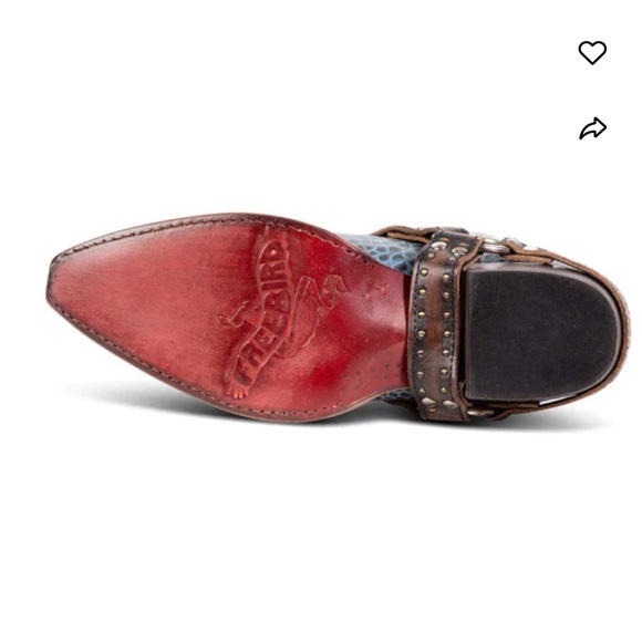 freebird | Shoes | Nwt Freebird Lusitano Boots In Turquoise Croc | Poshmark